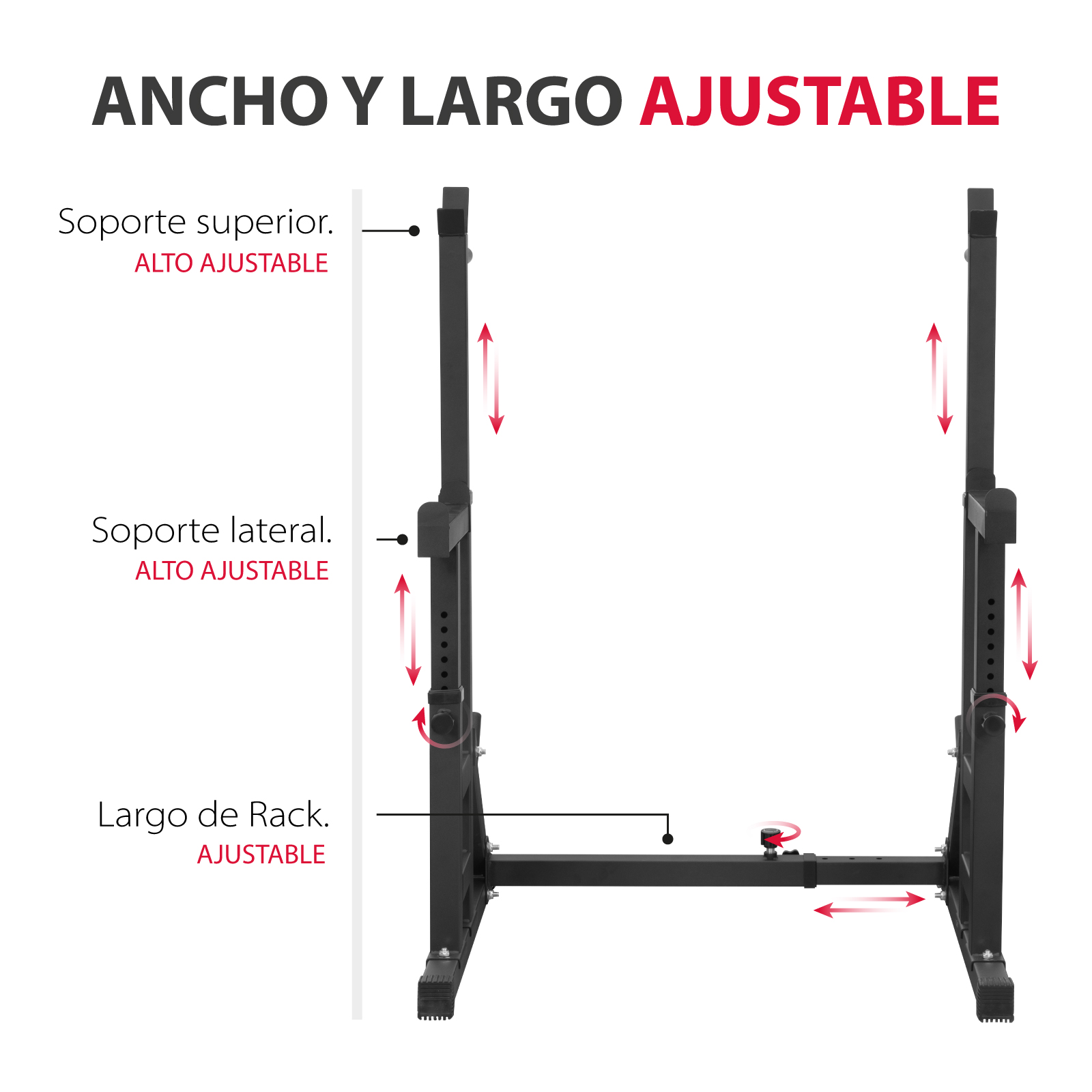 Estacion Rack Para Sentadillas Altera Press De Banca Pecho